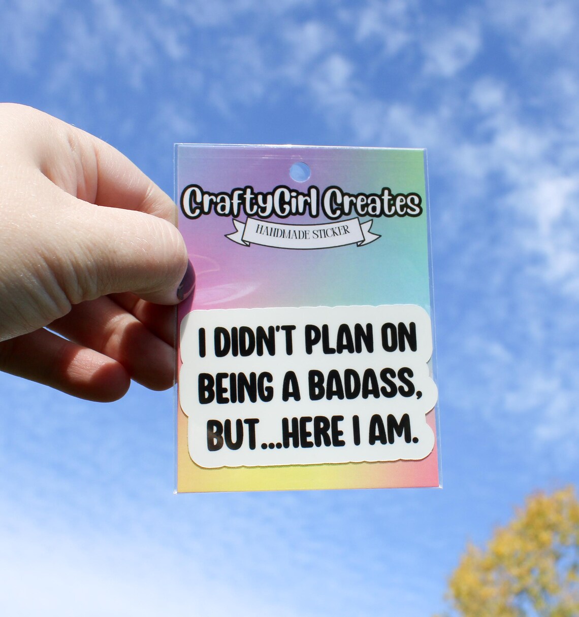 Badass Stickers for Men, Motivational Sticker, Empowering Sticker, Self ...