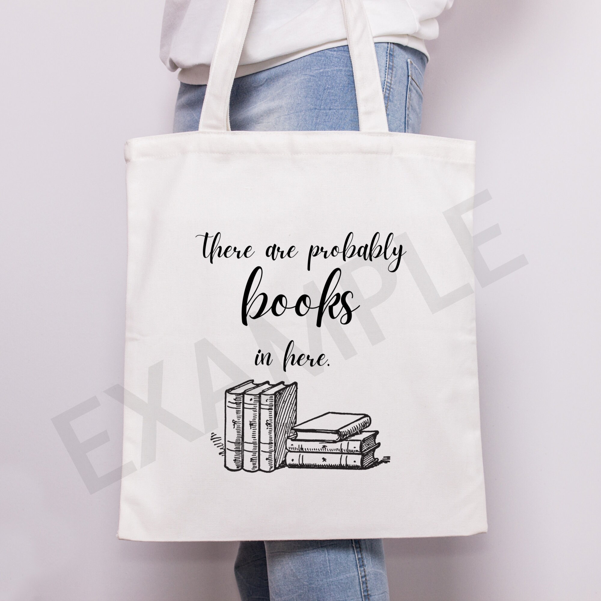Tote Bag Sayings SVG, SVG Cut File, Books SVG, Book Lover Gifts, Book ...