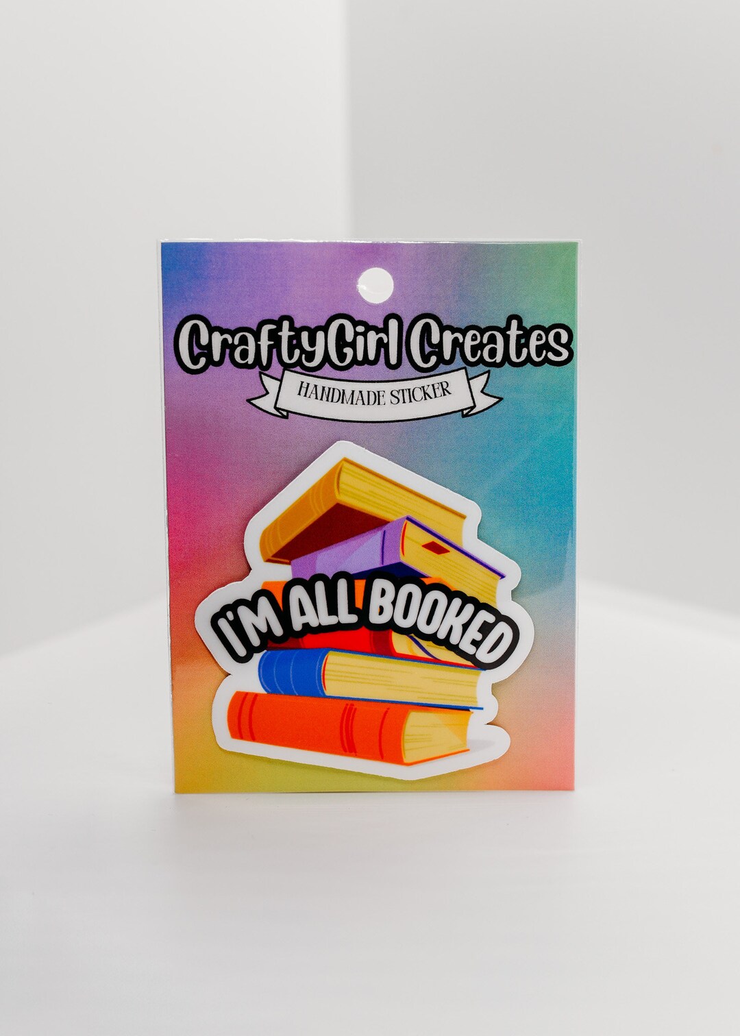 Book Stickers, Book Stack Sticker, Vinyl Sticker, Reader Gift ...