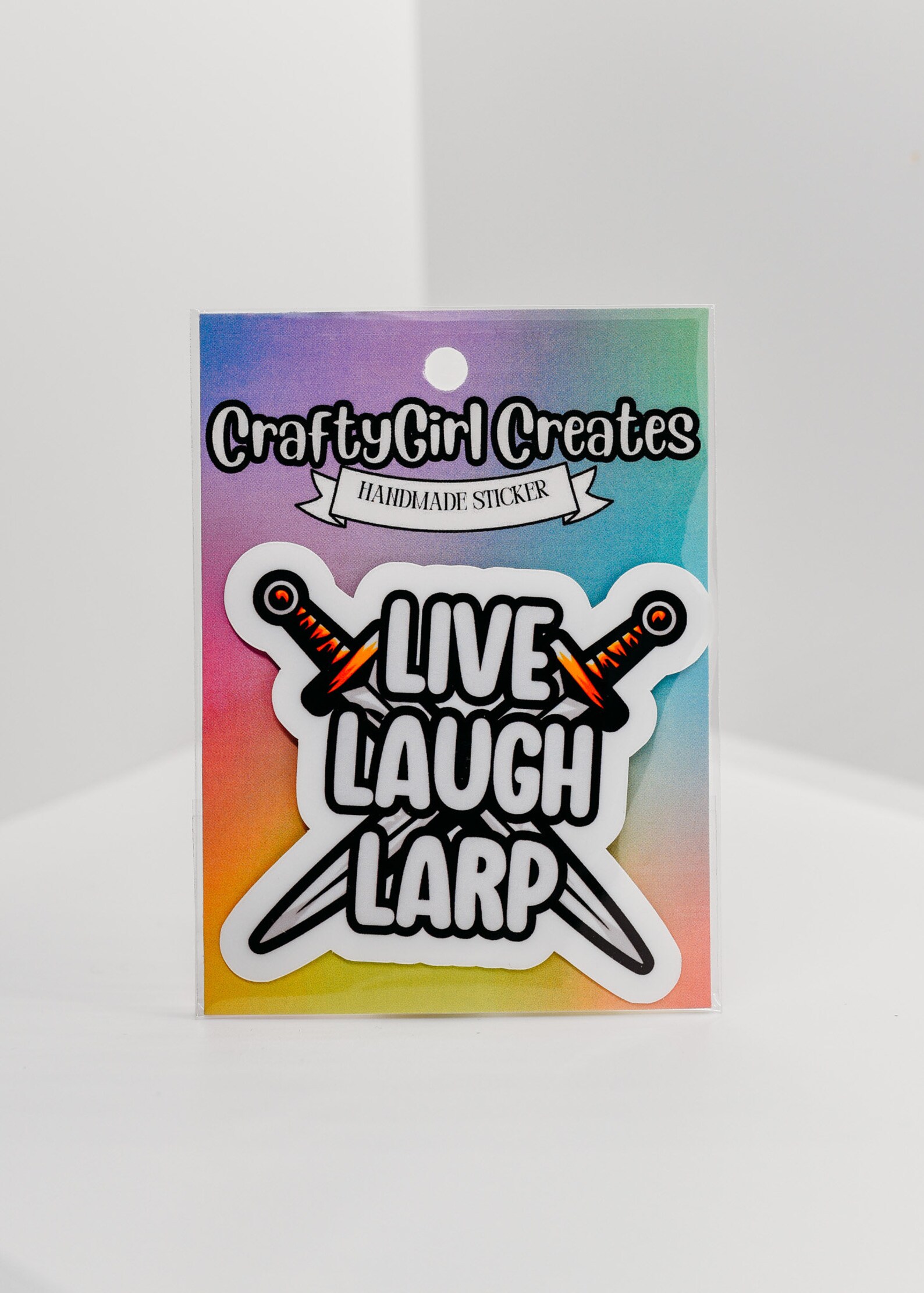 Live Laugh LARP Sticker, Live Action Role Play Gift, LARP Accessories ...