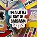 Sticker Backing Cards Template, Canva Template, Small Business Supplies ...