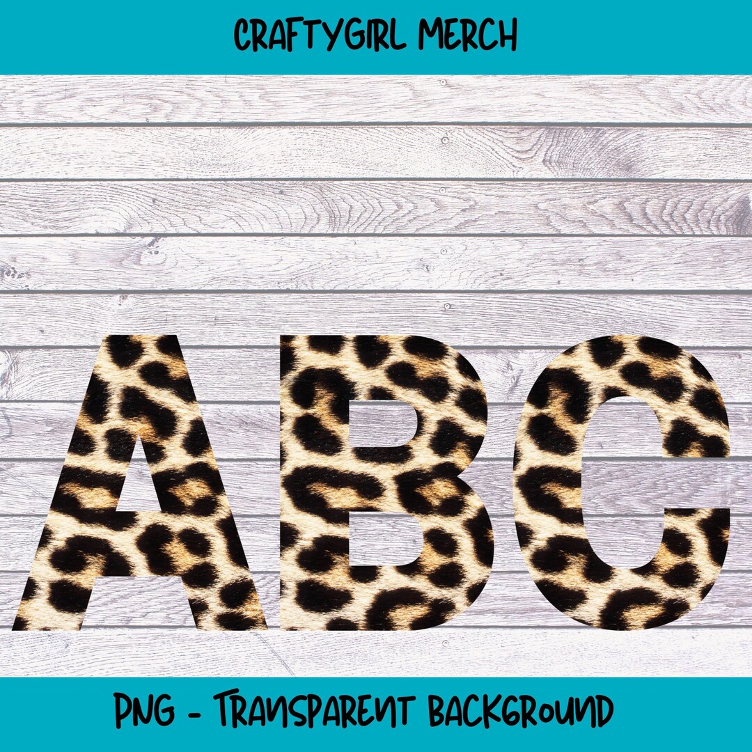 PNG Alphabet Letters, Leopard Print Alphabet, Alphabet Clip Art, PNG ...