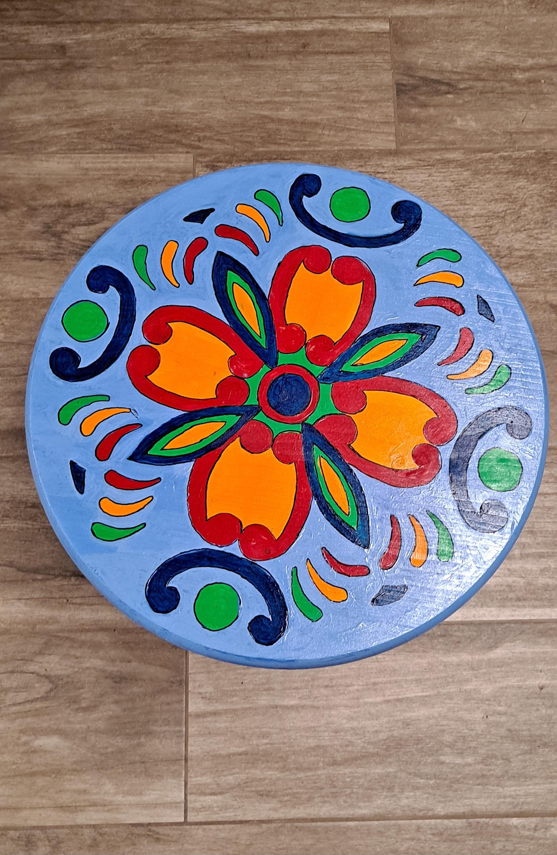 One of a Kind, Hand Painted Table - Etsy