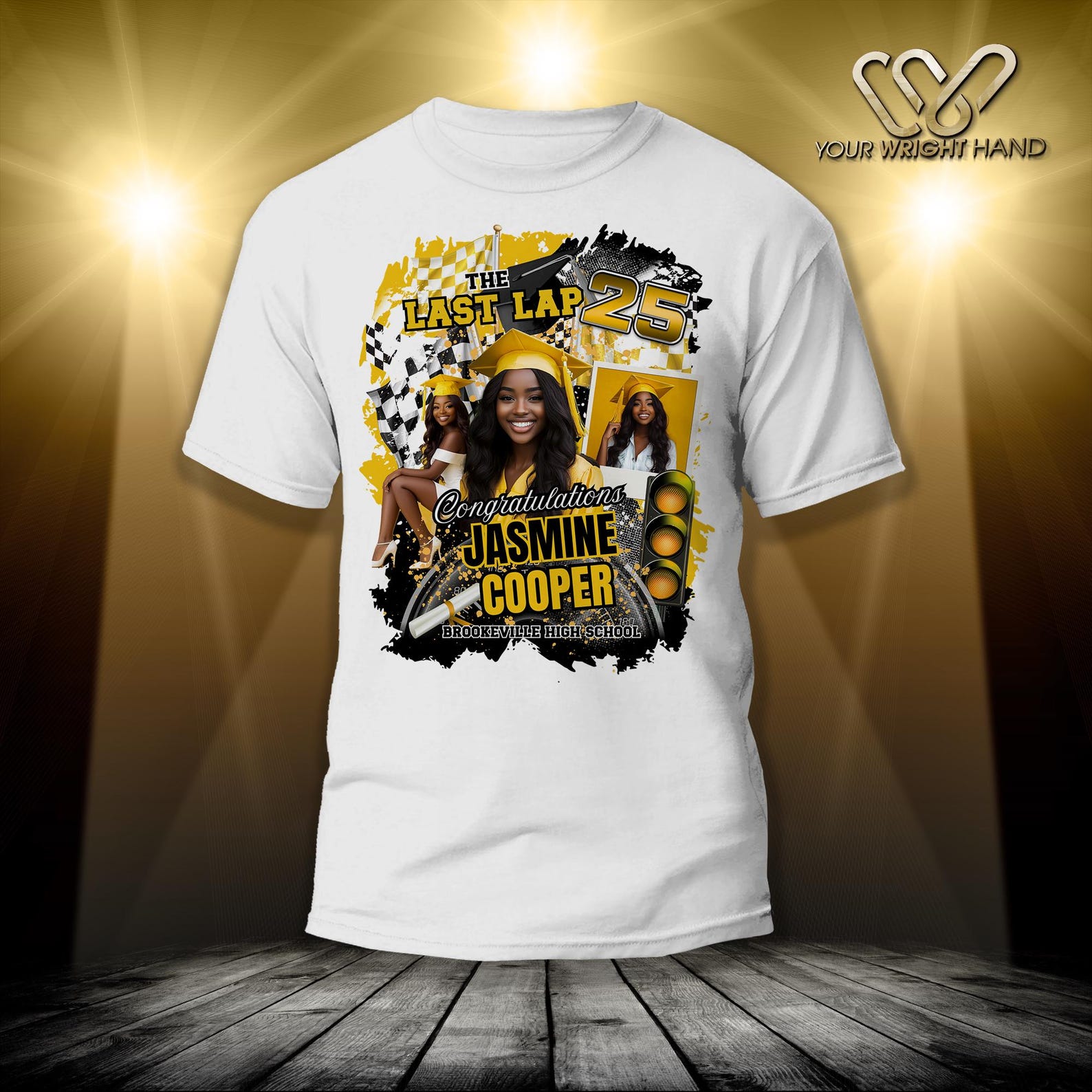 Last Lap Graduation Shirt, Class of 2025 Graduation Shirt, Custom Shirt ...