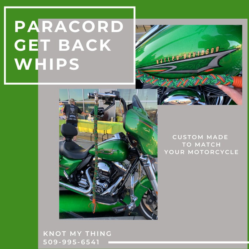 Motorcycle Get Back Whips - Etsy