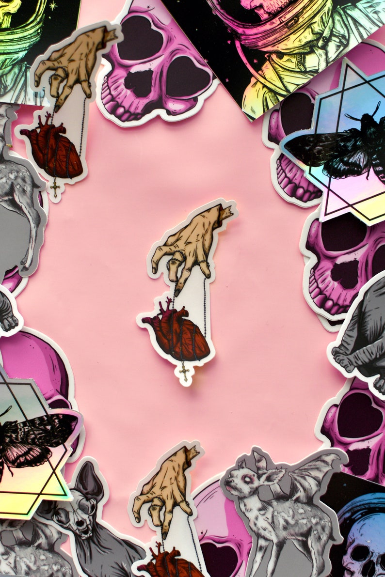 Human Heart Transparent Sticker the Chains That Bind Us - Etsy