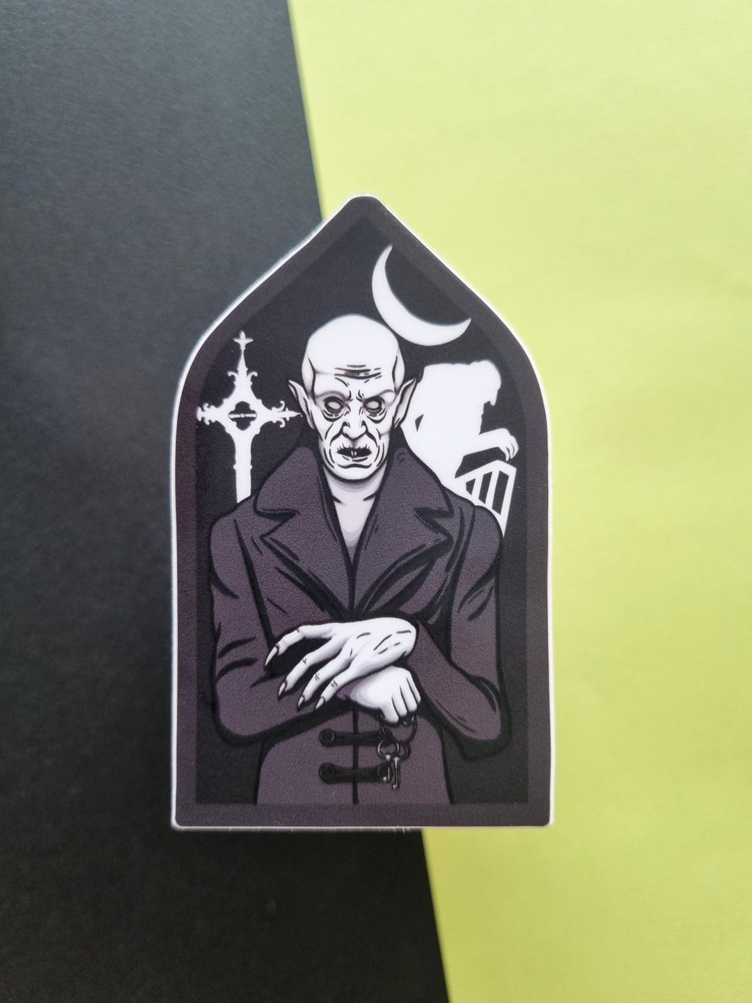 Nosferatu Sticker, Count Orlok, Original Art - Etsy