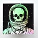 Holographic Astronaut in Space Sticker - Etsy