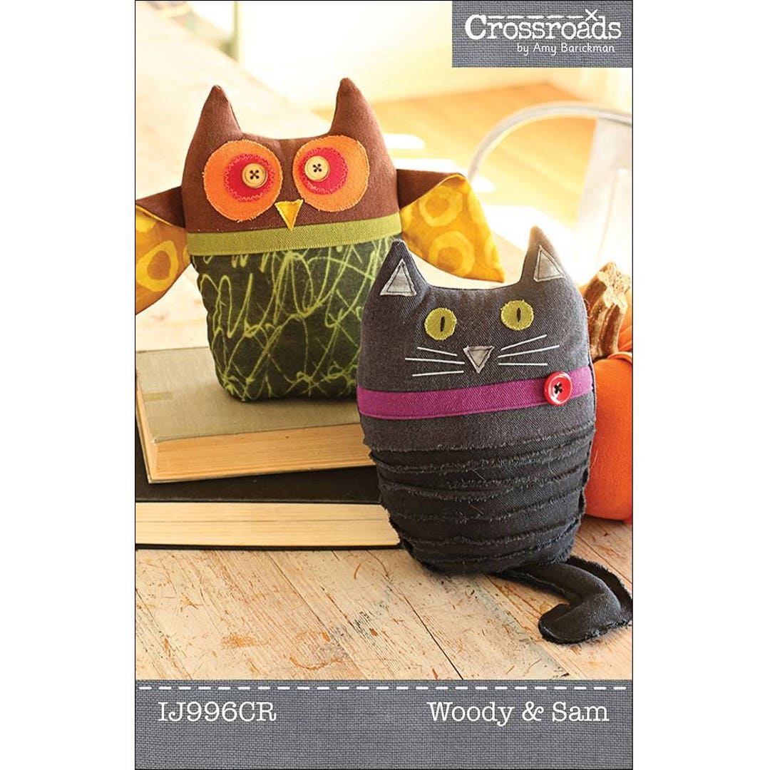 Woody and Sam, by Amy Barickman, New Uncut Sewing Pattern, Finished ...