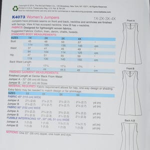 Kwik Sew 4073, Sewing Pattern to Make Womens Jumpers , New Uncut Size ...