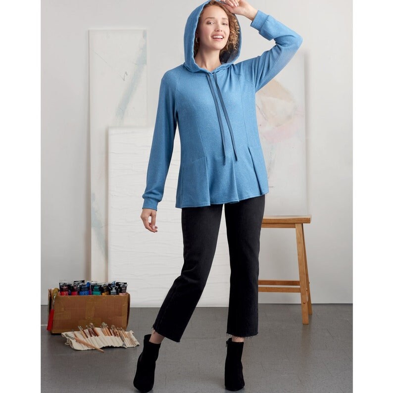 Simplicity 9384 Sewing Pattern for Sweatshirts and Hoodies - Sizes 6-14 ...
