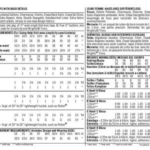 Simplicity 1614, Sewing Pattern for Misses Summer Tops, Size 4-12, New ...