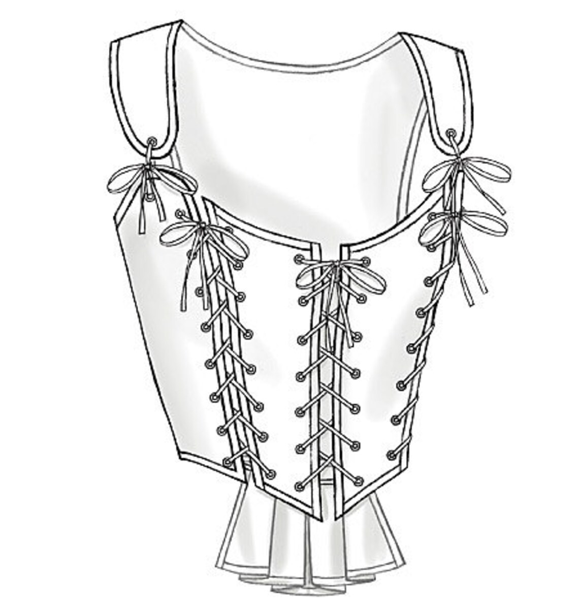 Butterick 4669 Corset Sewing Pattern Size 6-12, or 14-16-18-20, New ...
