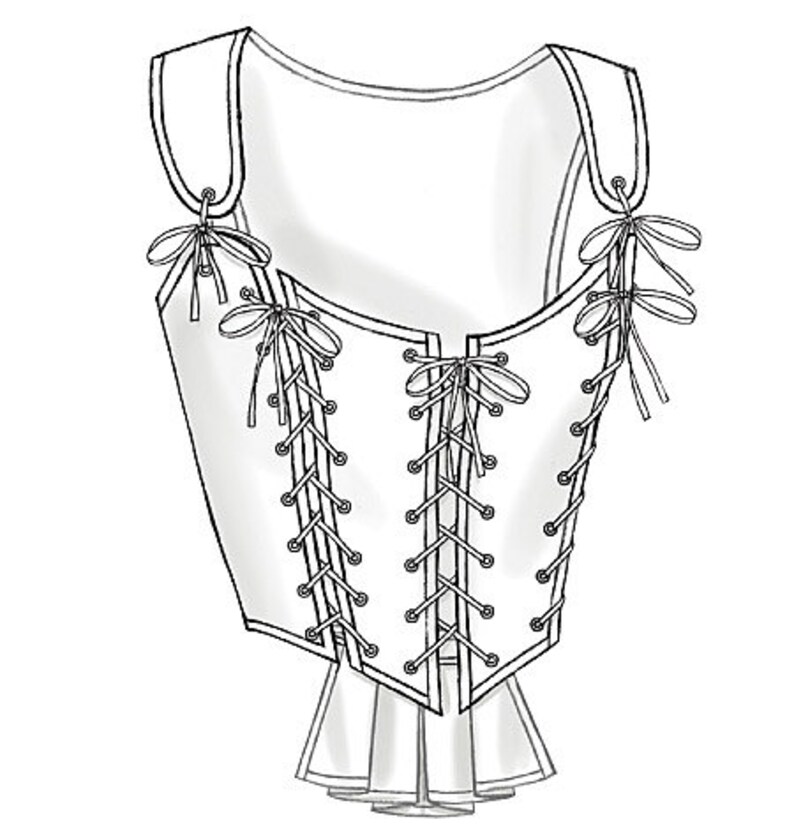 Butterick 4669 Corset Sewing Pattern Size 6-12, or 14-16-18-20, New ...