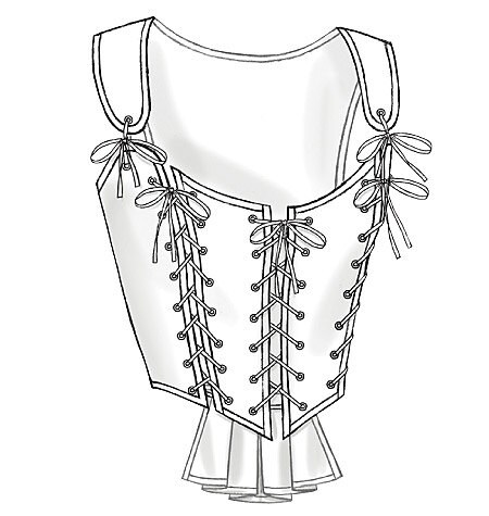 Butterick 4669 Corset Sewing Pattern Size 6-12, or 14-16-18-20, New ...