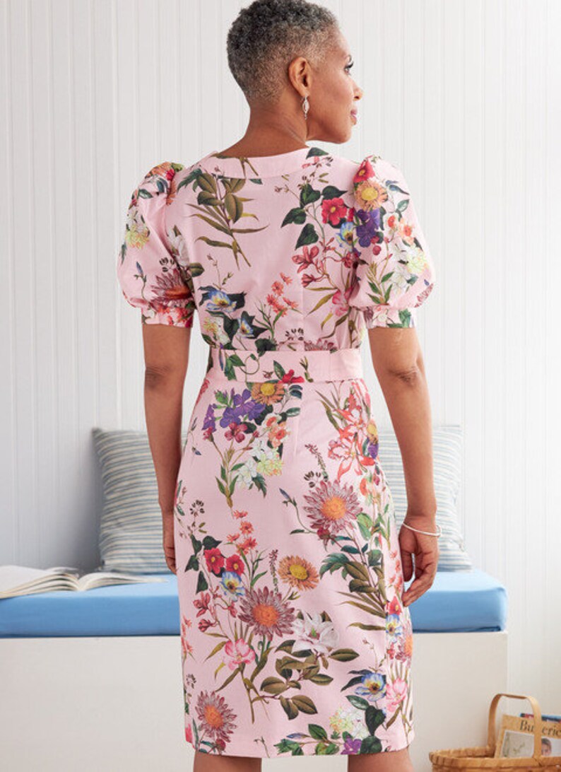 Butterick 6809 Misses' Dress, Sash & Belt With A/B, C, D, DD Bust Cup ...