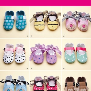 Simplicity 2491 Baby Shoe Sewing Pattern Size XS, S, M, and L - Etsy