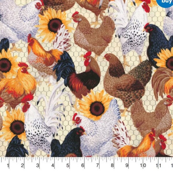 Fabric Chickens - Etsy