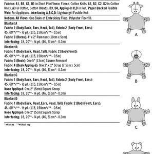 Simplicity 9427, Baby Sensory Blankets, Sewing Pattern, New Uncut ...