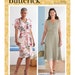 Butterick 6809 Misses' Dress, Sash & Belt With A/B, C, D, DD Bust Cup ...