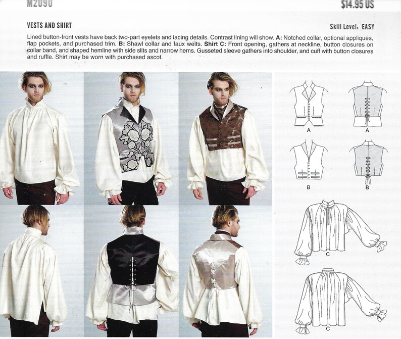 Cosplay by Mccalls Sewing Pattern M2090 New Uncut Sewing - Etsy