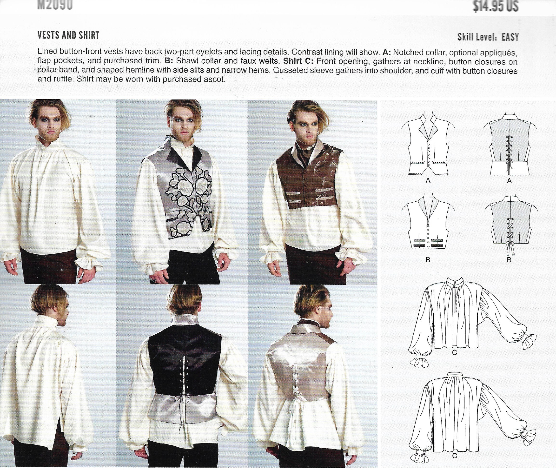 Cosplay by McCalls Sewing Pattern M2090 New Uncut Sewing | Etsy