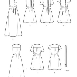 Simplicity Sewing Pattern 8914, Misses' Dresses, New Uncut Sewing ...