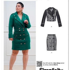 Simplicity 9638, Misses' Jackets and Skirt by Mimi G Sewing Pattern ...