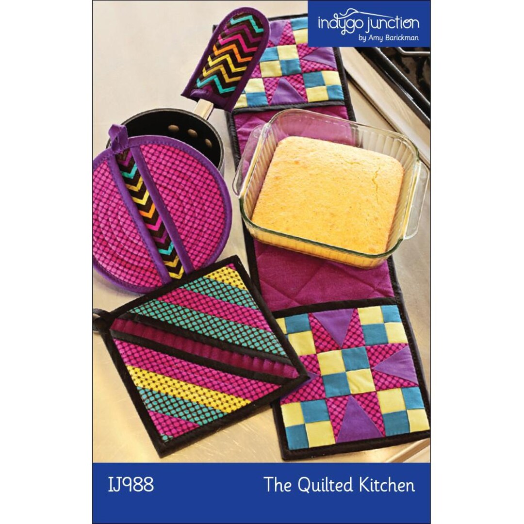 The Quilted Kitchen, IJ988, Indygo Junction by Amy Barickman - Etsy