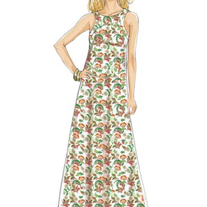 Butterick 6447 Misses' Back-cutout Dresses With Yokes, Sewing Pattern ...