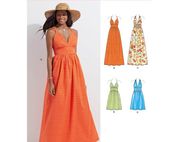 New Look 6491 Sewing Pattern Misses' Dresses in Two Lengths With Bodice ...