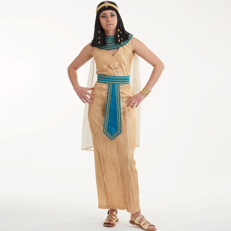 Simplicity 9167 Queen of the Nile Costume Sewing Pattern | Etsy