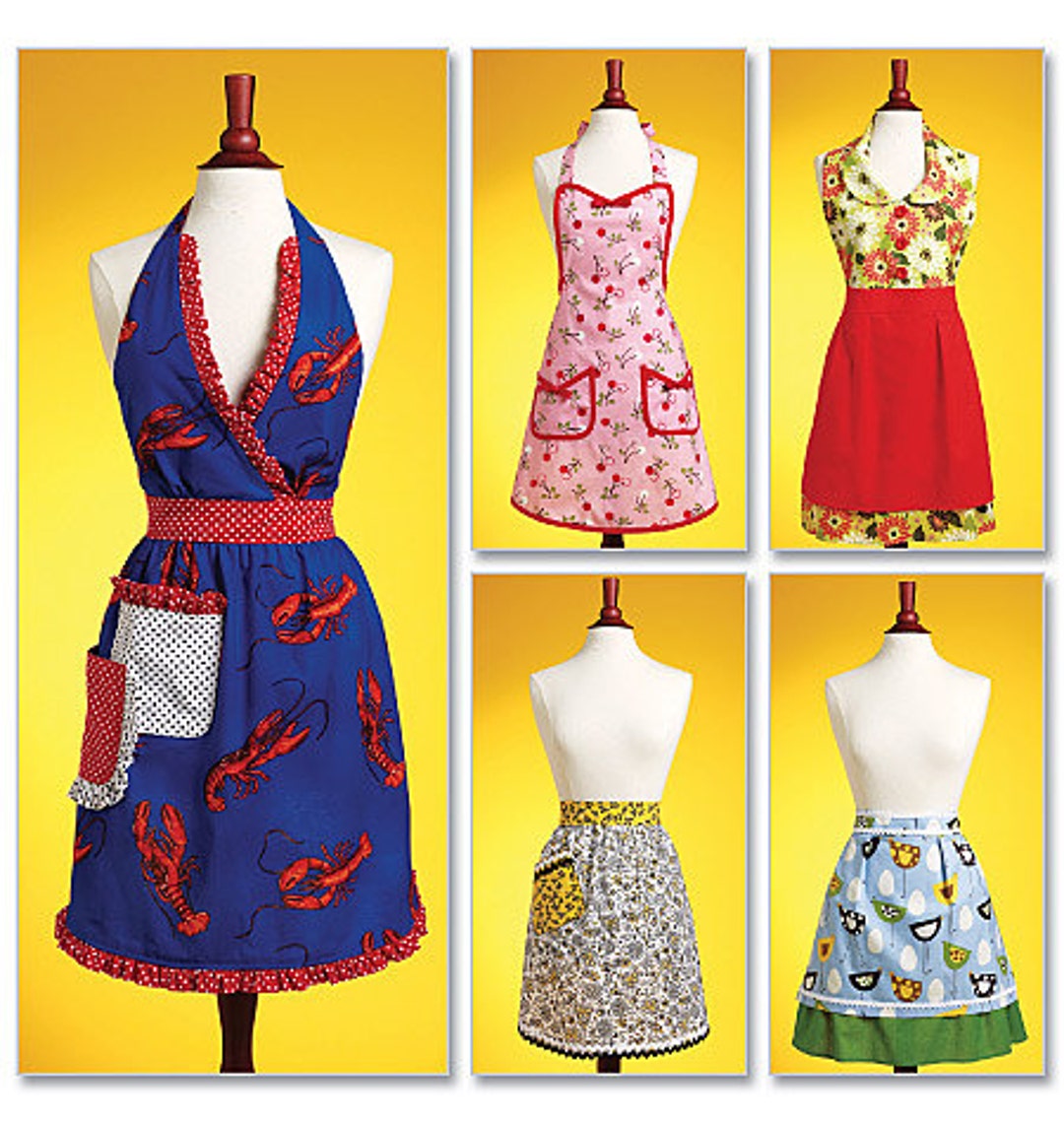 Butterick 5474 Apron Sewing Pattern Size S, M, and L, New Uncut Sewing ...