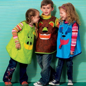 Ellie Mae Designs Kwik Sew 154 Childrens Smocks Sewing Pattern, Fun ...