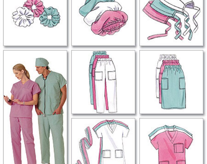 Mccalls 6107 Uniform Sewing Pattern Small to Lrg, New Uncut Pattern for ...