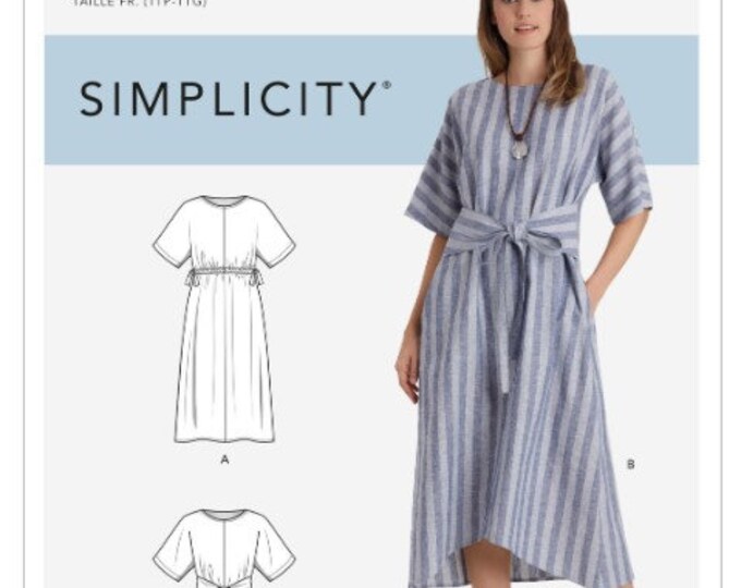 Simplicity 9101, Sewing Pattern, to Make Misses Pullover Dresses in Two ...
