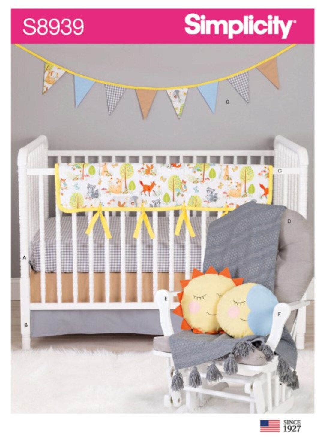 Simplicity 8939, Sewing Pattern for Nursery Decor, New Uncut Sewing ...
