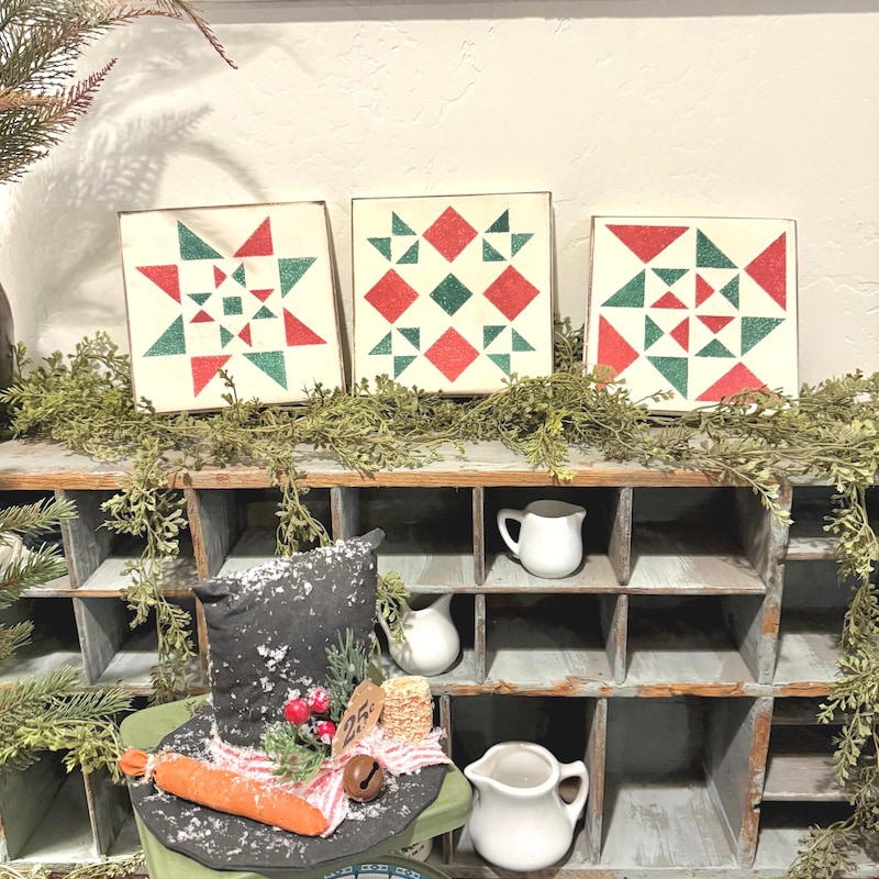 Green Outdoor Barn Quilt - Etsy