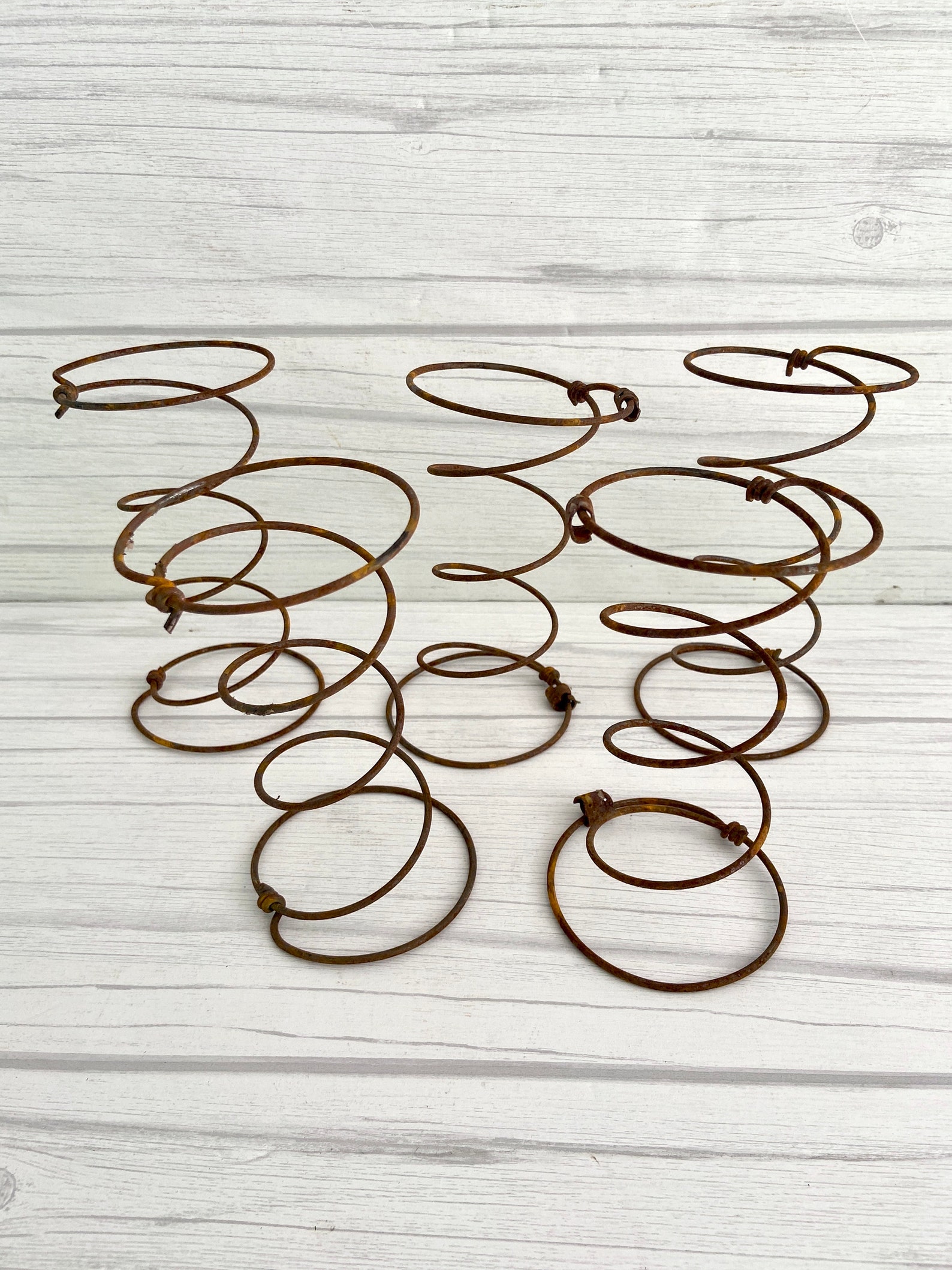 SET of 5 Large Rusty Bed Springs, Décor, Vintage - Etsy