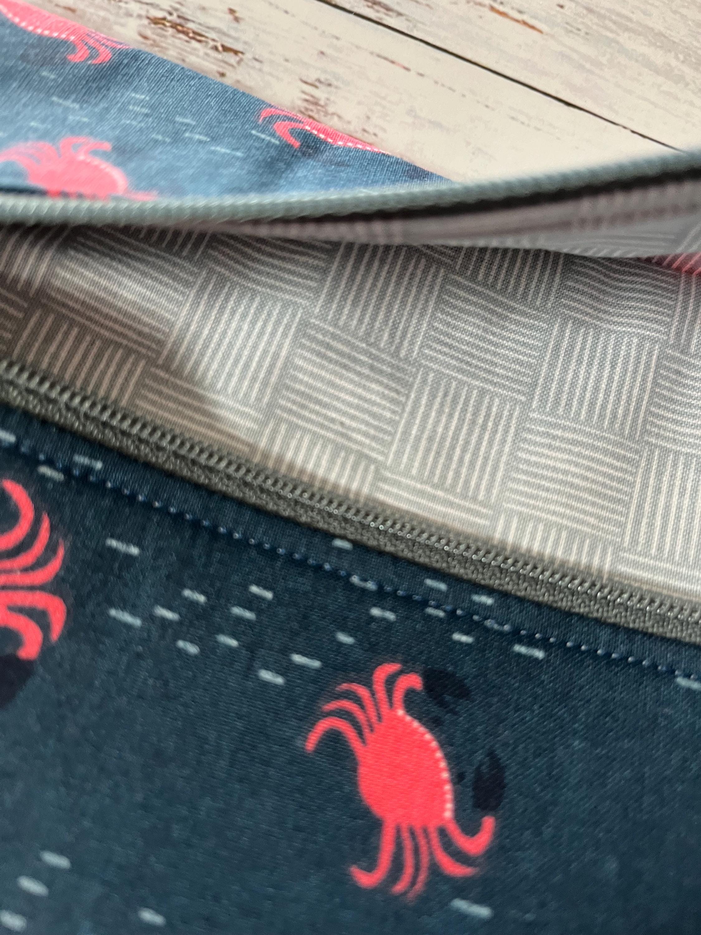 Summer Navy Ocean Coastal Crab Cross Stitch Project Bag - Etsy
