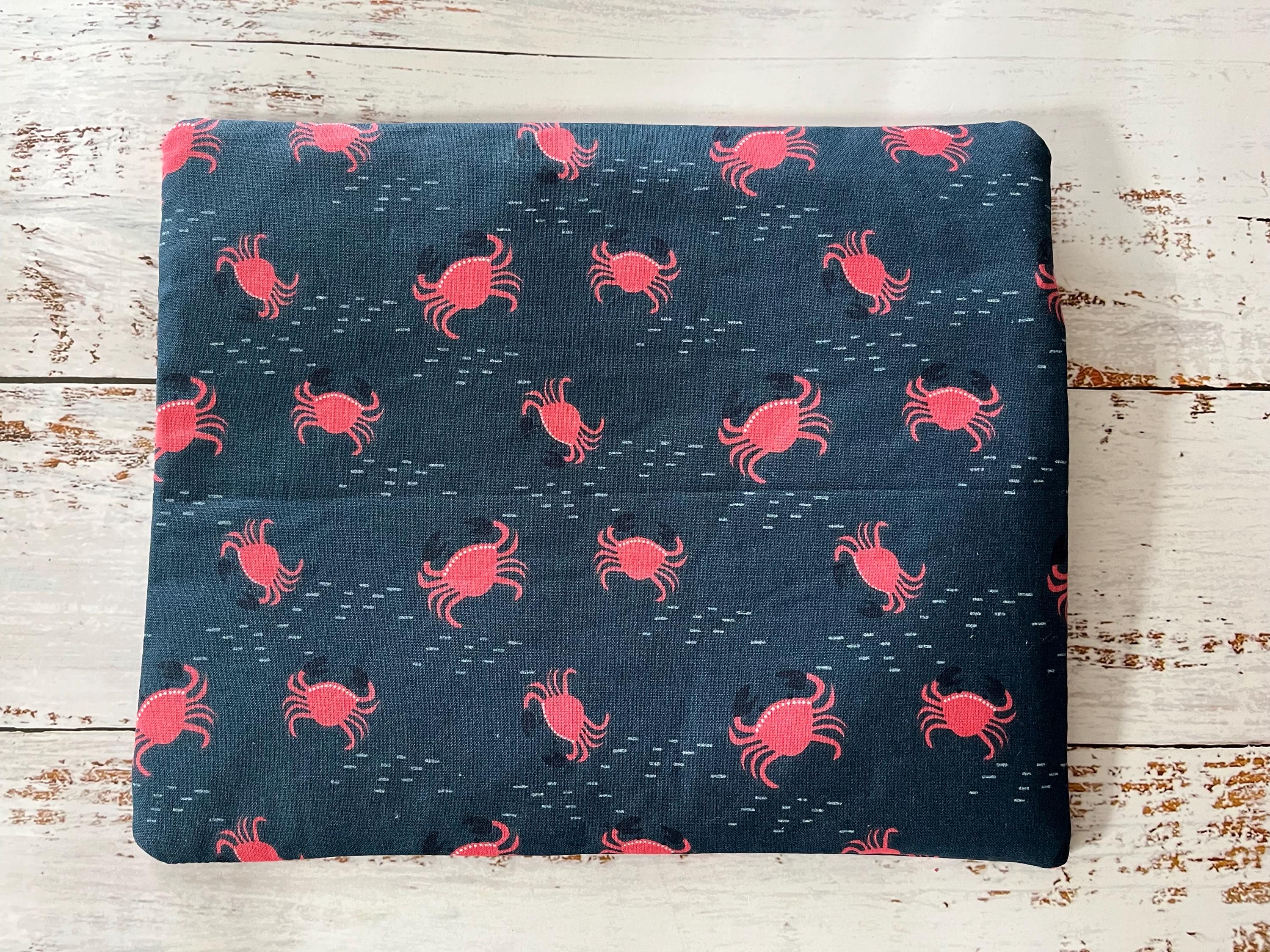 Summer Navy Ocean Coastal Crab Cross Stitch Project Bag - Etsy