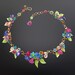 Wildflower Garden Flower Necklace - Etsy