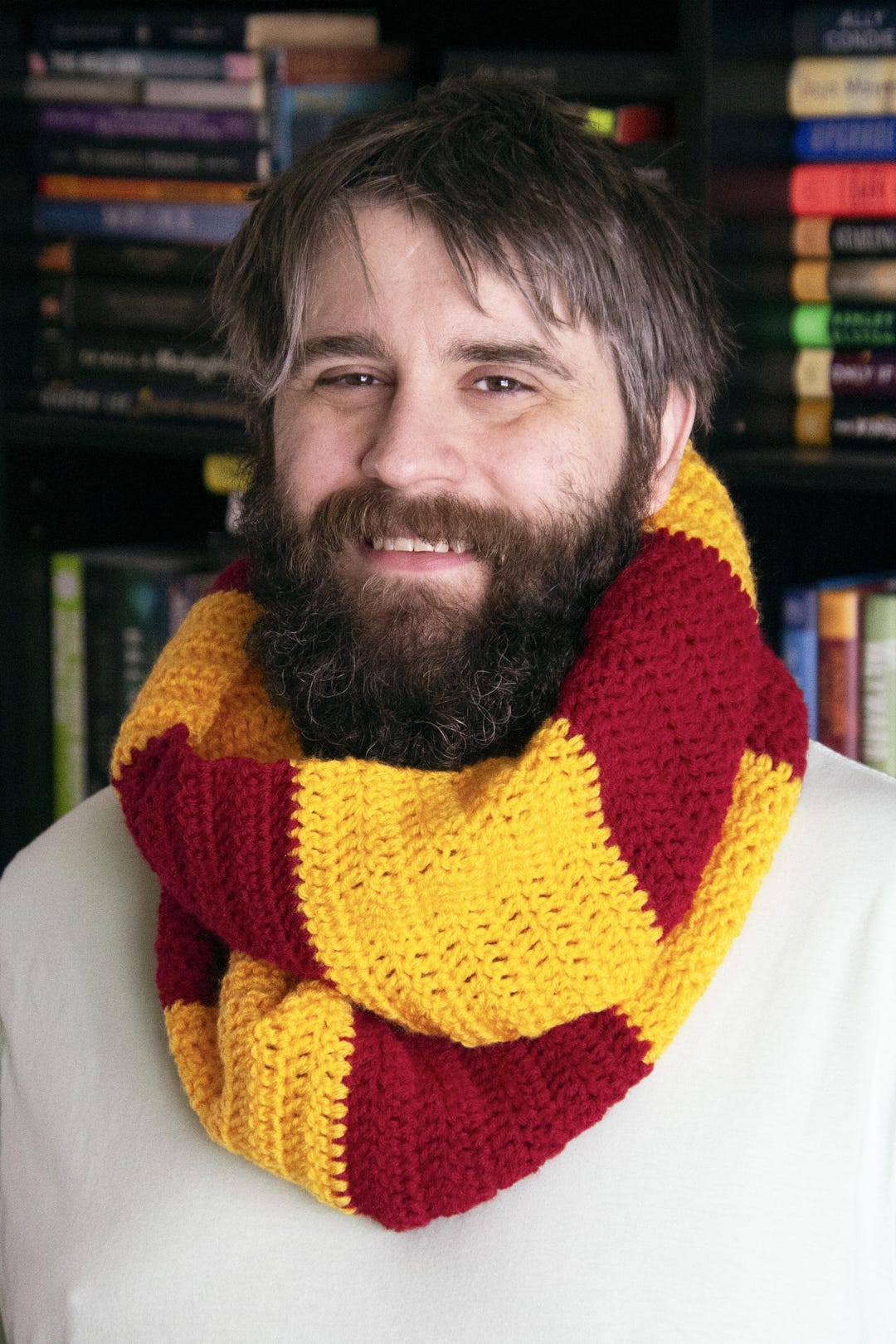 Magic School Wizard Inspired Infinity Scarf Cowl 6 Ft Long Crochet ...