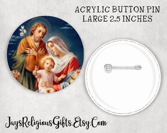 Religious Button - Etsy