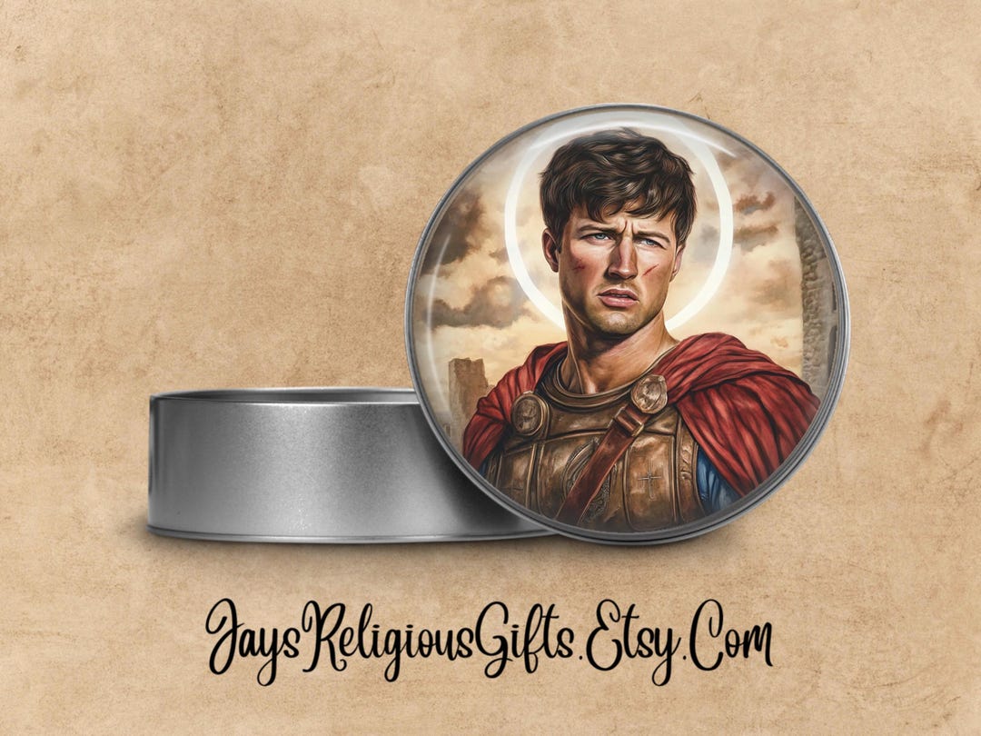 2" Saint Expedite Rosary Box - Catholic Patron Saint Pill Box Case for ...