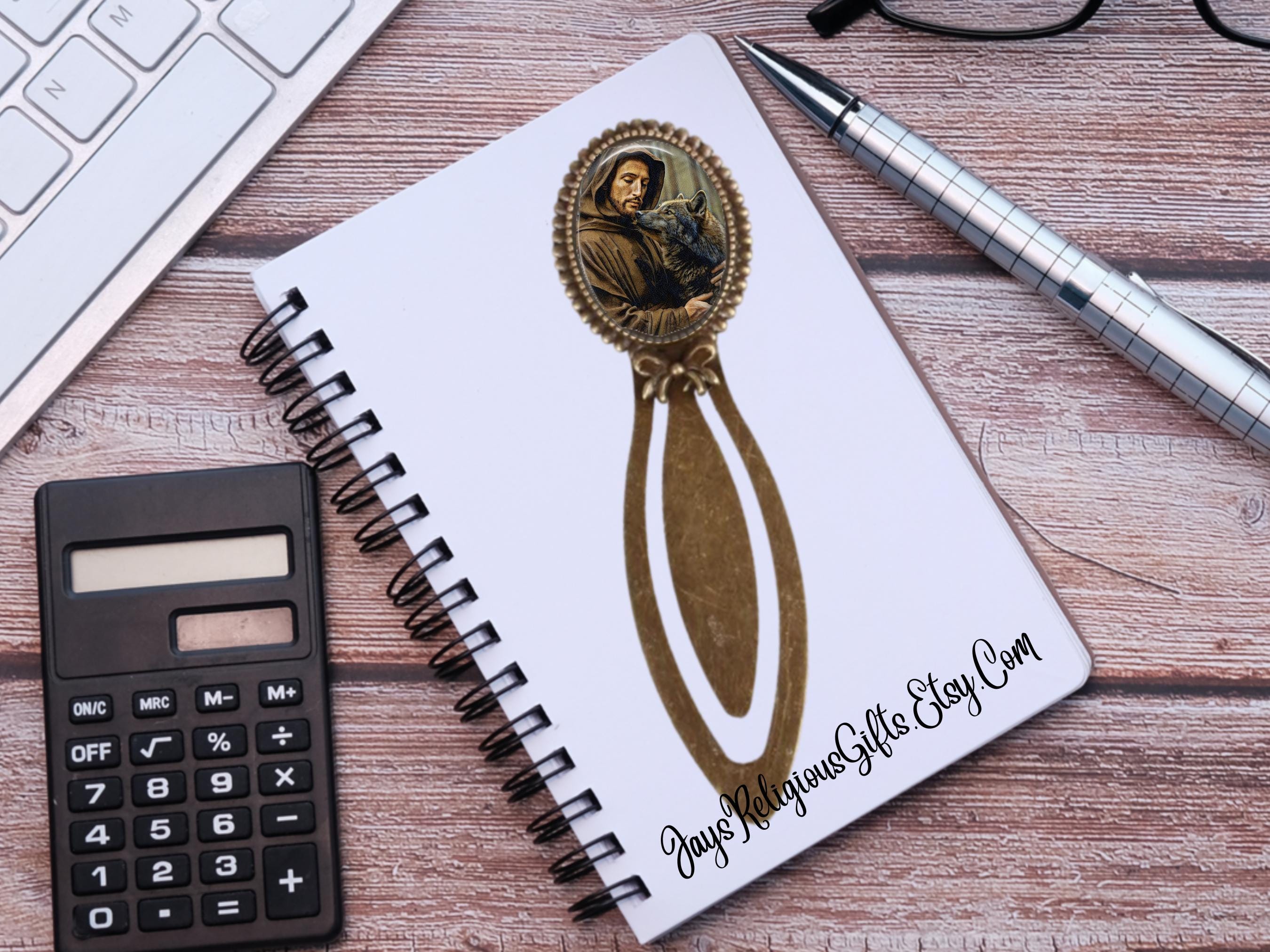 Saint Francis of Assisi Bronze Photo Bookmark - Catholic Patron Saint ...