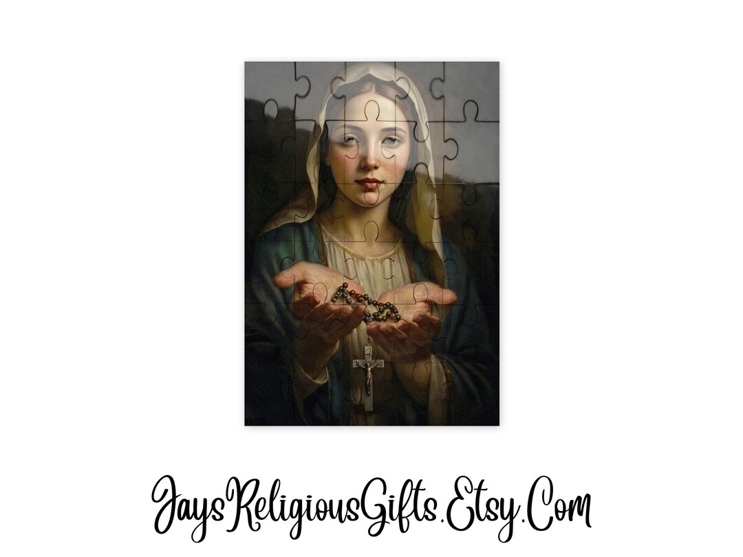 Our Lady Queen of the Most Holy Rosary Jigsaw Puzzle - Catholic 35 ...