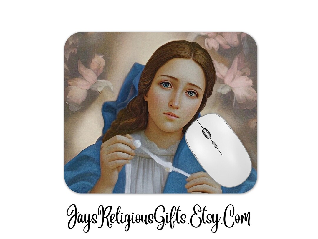Our Lady Undoer of Knots Large Mousepad - Catholic Patron Saint Mouse ...