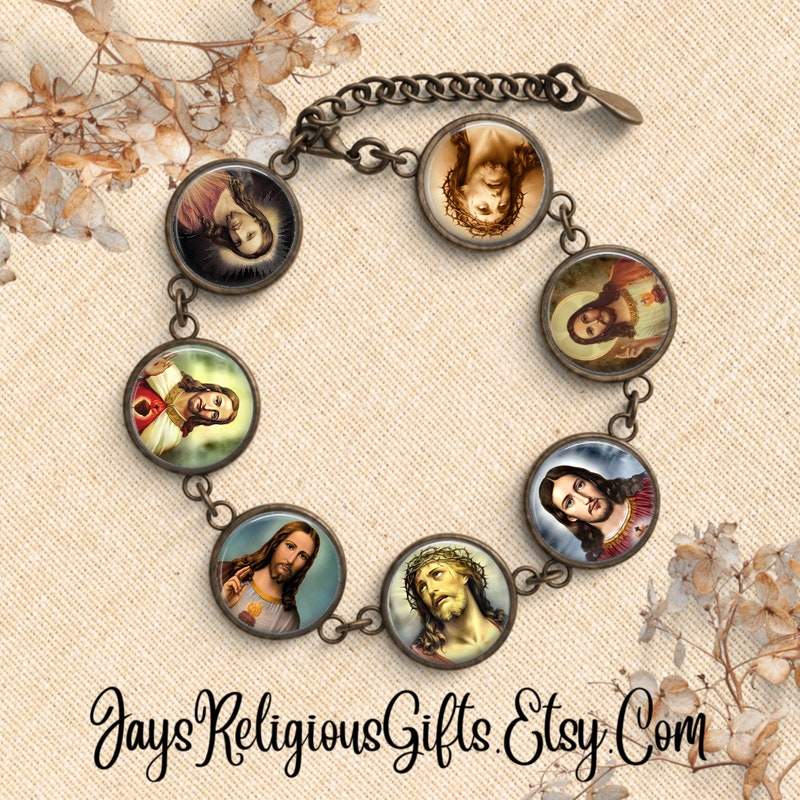 Jesus Portrait Bracelet - Etsy