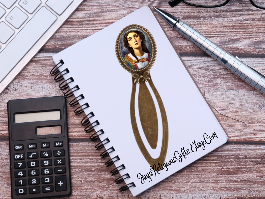 Saint Lucy of Syracuse Bronze Photo Bookmark - Catholic Patron Saint ...